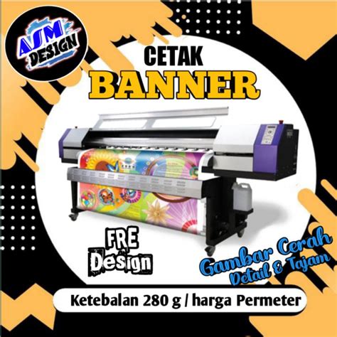 Jual CETAK BANNER SPANDUK BACK DROP FREE DESAIN Shopee Indonesia