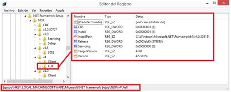 Windows Saber Versión De Net Instalada Sysadmit