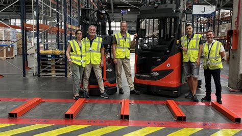 Ground Handling Wfs Tests Automated Forklift Trucks In Barcelona