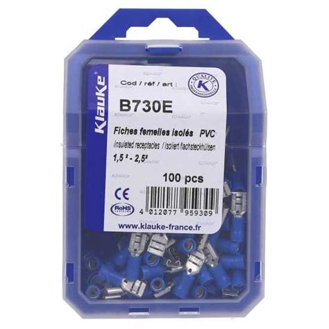 Oem Marine Female Clip Terminal 100 Units Silver Waveinn