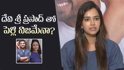 Actress Pujita Ponnada Gives Clarity On Marriage Rumours With Devi Sri