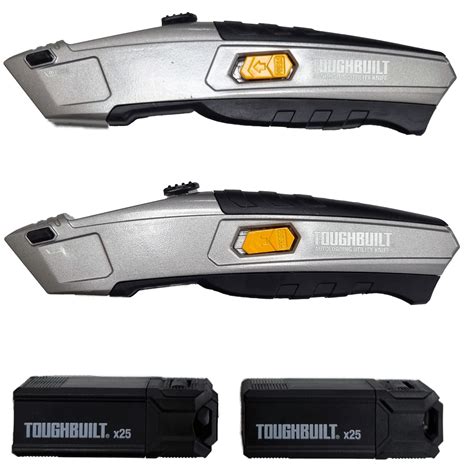 ToughBuilt TB-H4S5-220 2x Utility Knife & 50x Blades - Protrade