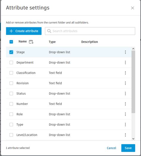 Create A Custom Autodesk Docs Attribute