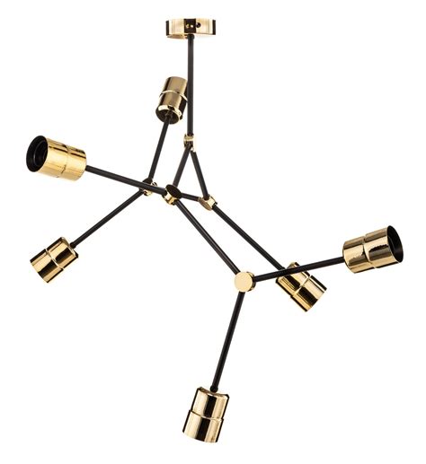 Plafondlamp Code 6 Lamps Zwart Lampen24be