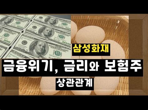 금융위기와 금리와 보험주의 상관관계
