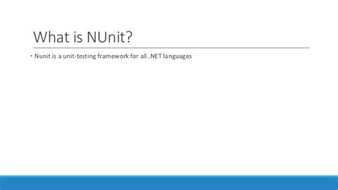 Automated Testing Using Selenium And Nunit Automated Testing Using Selenium And Nunit