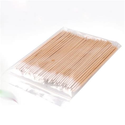 300pcs Wood Cotton Swab Cosmetics Permanent Makeup Health Medical Ear