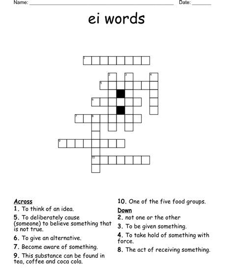 Ei Words Crossword Wordmint
