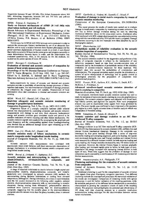 Pdf Advanced Waveform Based Acoustic Emission Detection Of Matrix