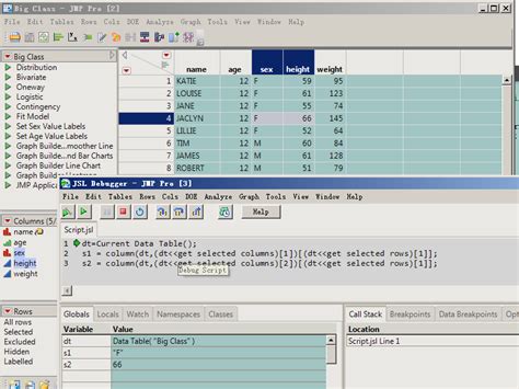 Solved How Does Jsl Automatically Get Data For Each Cell In The Selected Range Of The C