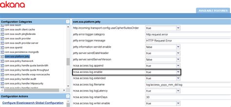 Enabling Access Logging For A Container
