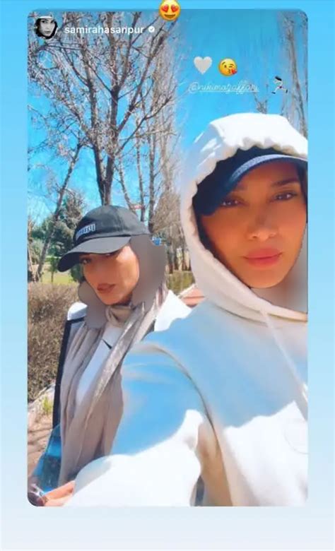 نیکی مظفری خودش را شبیه بهاره رهنما کرد عکس نامتعارف خانم بازیگر وسط