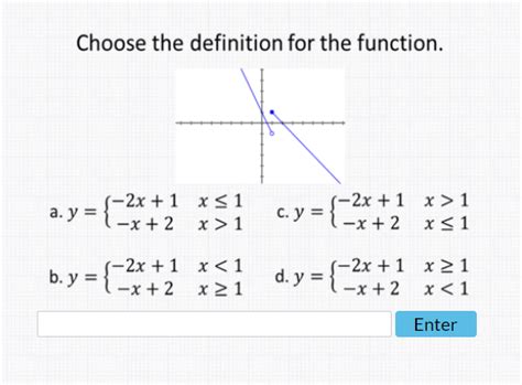 Solved Choose The Definition For The Function Chegg Com