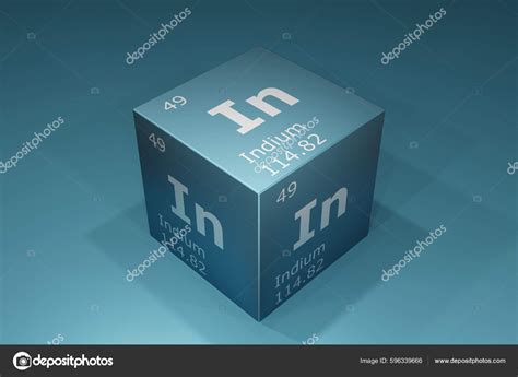 Indium Element In Periodic Table Atomic Number Atomic Mass