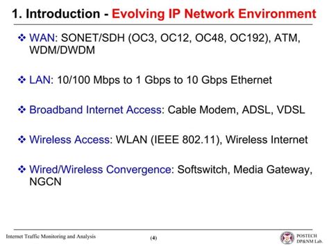 Internet Traffic Monitoring And Analysis Ppt