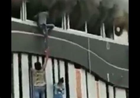 Fire In Surat Today With Coaching Centre On Fire Youth Saves 2 Lives