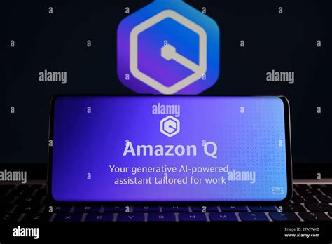 Amazon Q Ai Logo Seen On Smarphone Screen New Generative Ai Assistant Ai Chatbot For