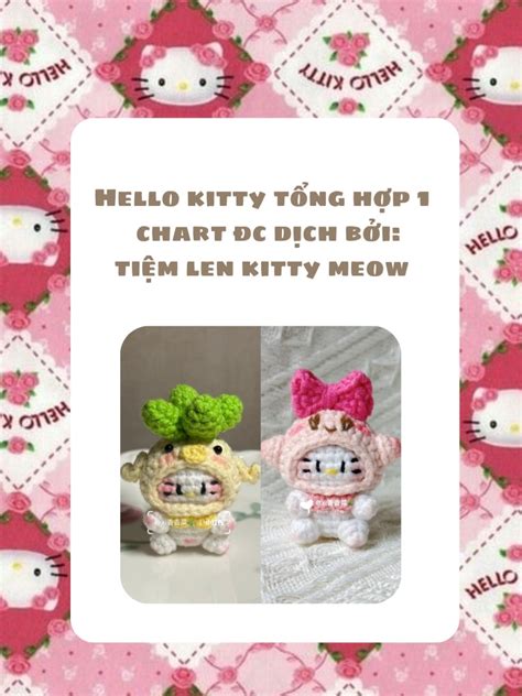 Tổng Hợp Chart Móc Len Hello Kitty