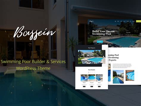 Bassein Swimming Pool Service Wp Theme By Themerex On Dribbble
