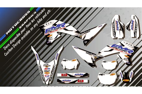 Wr250r Motocross Custom Graphics