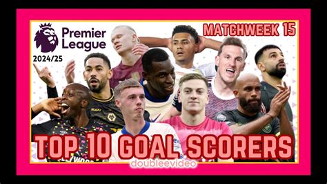 PREMIER LEAGUE TOP GOAL SCORERS TODAY MATCHWEEK YouTube