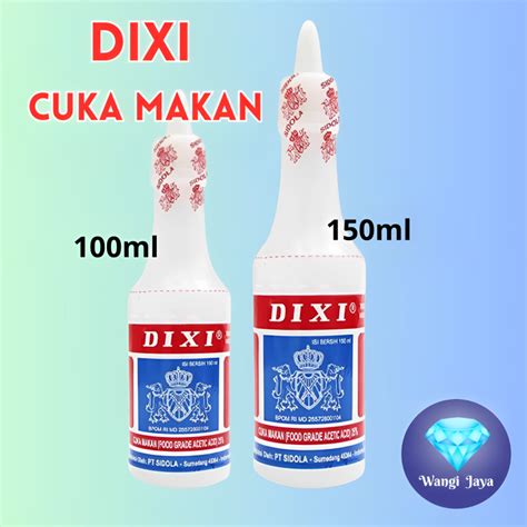Jual Dixi Cuka Makan Kemasan Botol 100ml Cuka Bakso 150ml Shopee Indonesia