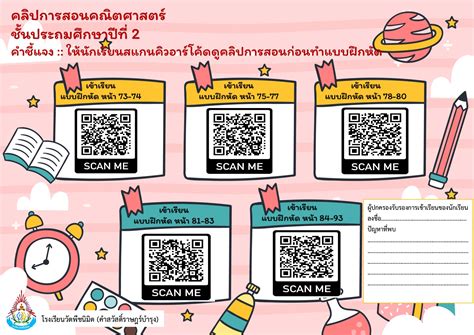 คู่มือการทำแบบฝึกหัดคณิตศาสตร์ ป2 Jaraweead หน้าหนังสือ 7 พลิก