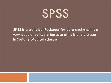 Data Analysis With Spss Ppt Pdf