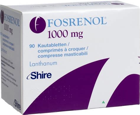 Фосренол (Fosrenol 1000 mg) цена, купить в Москве, инструкция