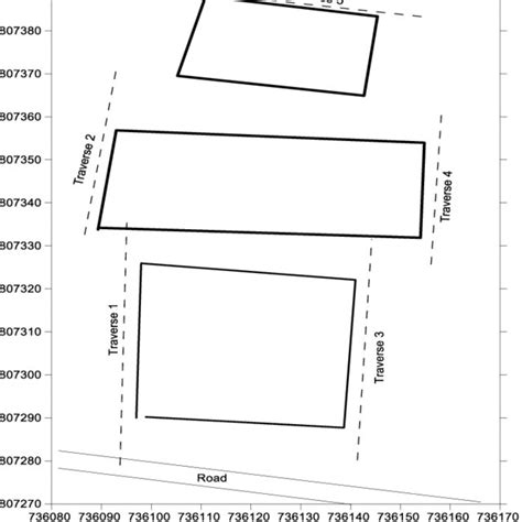 The Base Map Of The Buildings With Traverses Using Surfer Software Download Scientific Diagram