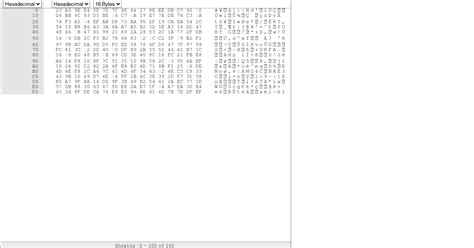 js hex editor forked codesandbox