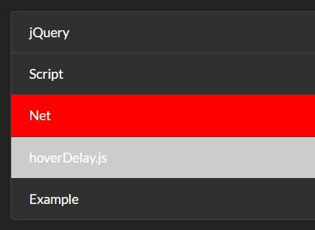 Delay Hover Over Out Events With JQuery HoverDelay Js Free JQuery Plugins