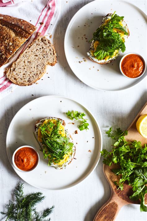 Scrambled Eggs And Herbed Goat Cheese Toast — Evergreen Kitchen