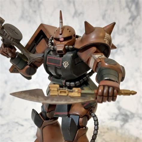 Hgucガルマ専用ザク｜ウソつきカモメさんのガンプラ作品｜gunsta（ガンスタ）