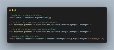 Ef Core Apply Migrations Programmatically Makolyte