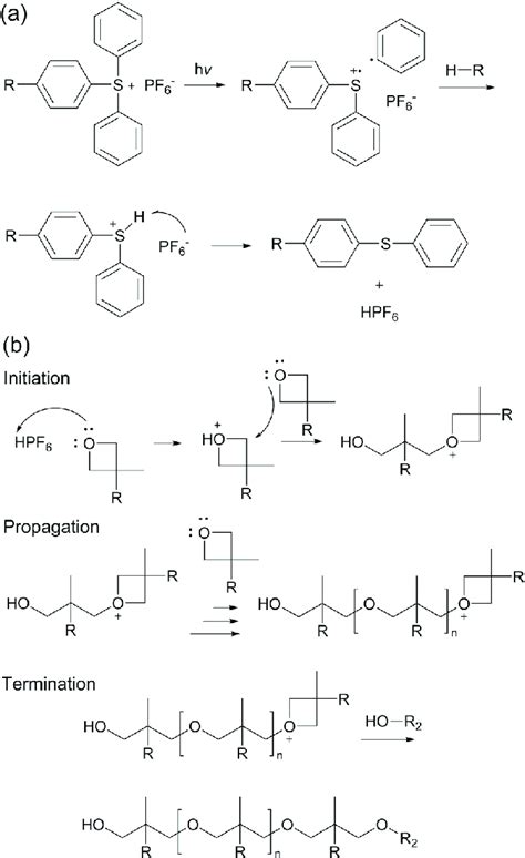 Scheme 1 Cationic Ring Opening Polymerisation Of Cyclic Ether Lc