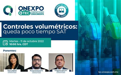 onexponacional on Twitter Regístrate al próximo webinar Controles volumétricos queda poco