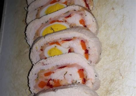 Arrollado De Pollo Hervido Receta De Diame Taborda Cookpad