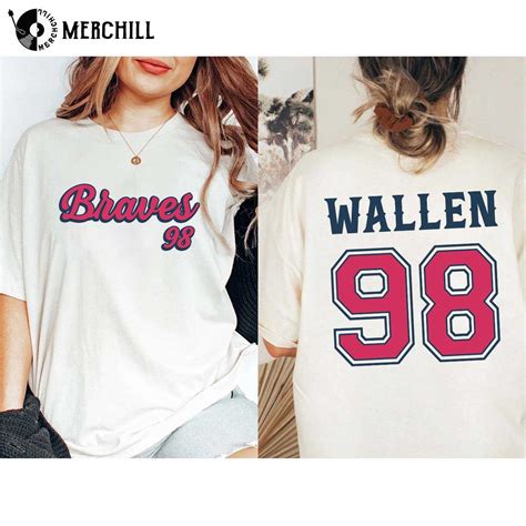 Atlanta Wallen 98 Braves Shirt Morgan Wallen Long Sleeve Shirt Happy