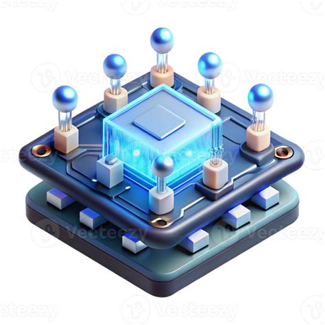 Extraordinary Vintage A Levitating Circuit Board With Glowing