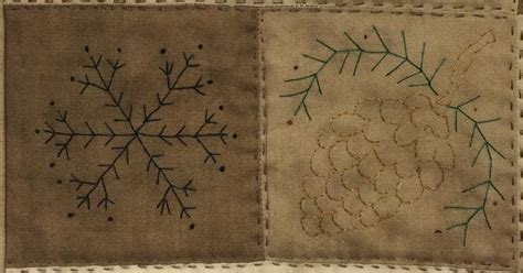 Winter Sampler Stitchery Pattern