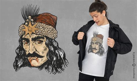 Count Dracula Vampire T Shirt Design Vector Download