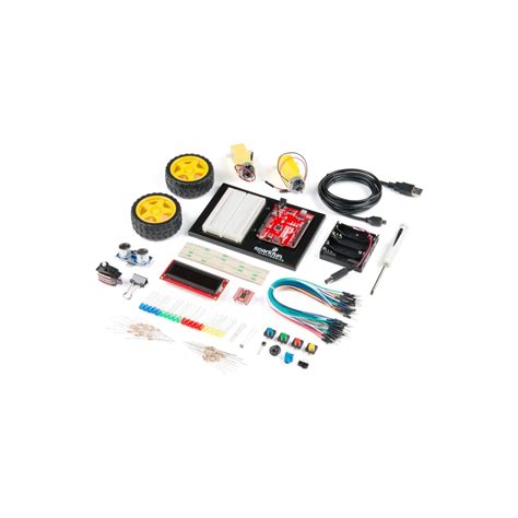 Sparkfun Inventors Kit V4 1 2 Sik Redboard Qwiic White Solderless Board Carrying Case