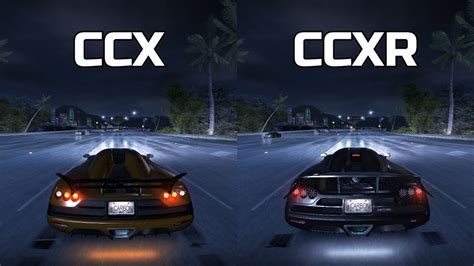 Koenigsegg CCX Vs Koenigsegg CCXR Need For Speed Carbon Drag Race