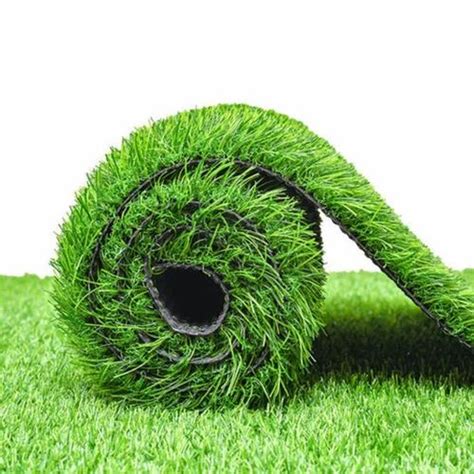 Plain Pvc Synthetic Artificial Grass Mat For Outdoor 8 Mm At Rs 50sq