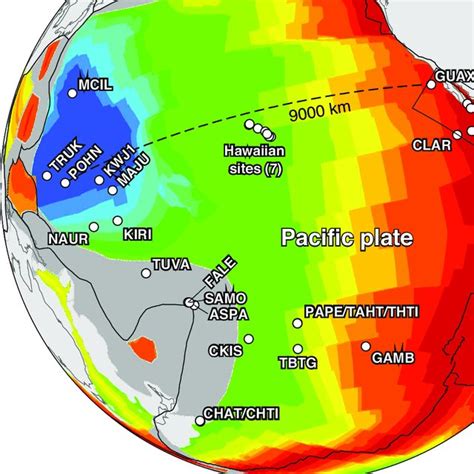 Pdf A New Gps Velocity Field For The Pacific Plate Part 1
