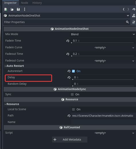 Oneshot Autorestart Delay Help Godot Forum