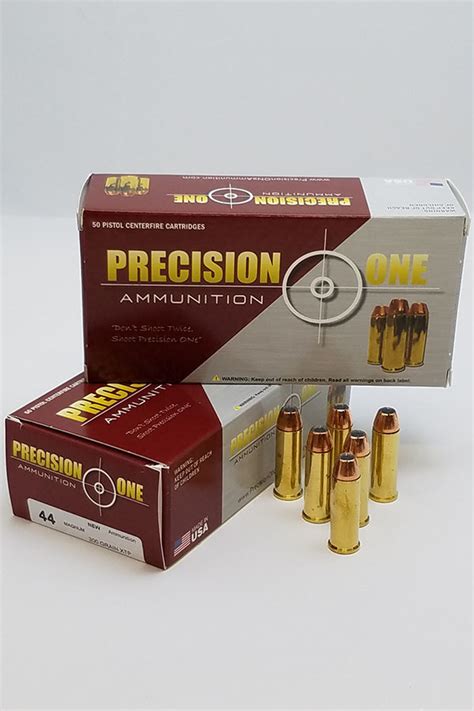 44 Magnum 240gr Nosler Hp Precision One Ammunition