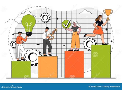 Business Development Plan Stock Vector Illustration Of Motivation 261643507