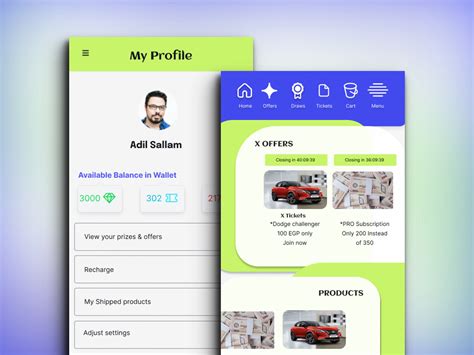 App Mockup Ui Design Behance